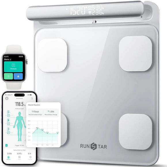 Bath & Body | Run Star Full Body Composition Monitor 40 Lb Smart Weight ...
